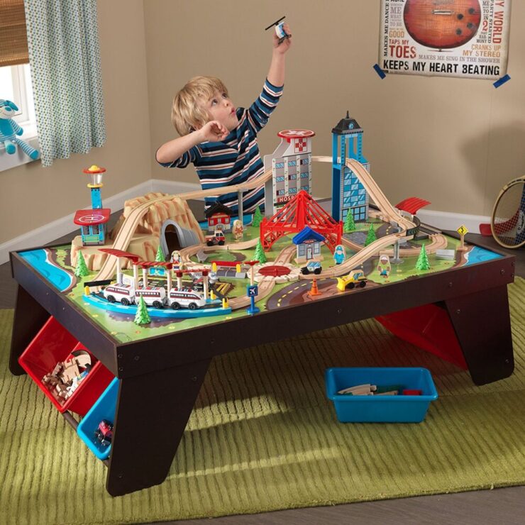 17 Best Wooden Train Table Set For Toddlers - 2025 Buying Guide