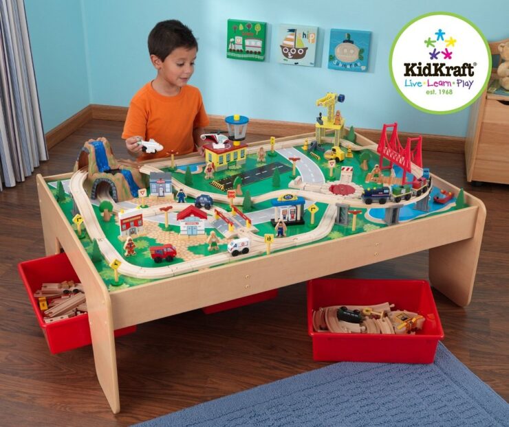 17 Best Wooden Train Table Set For Toddlers - 2025 Buying Guide